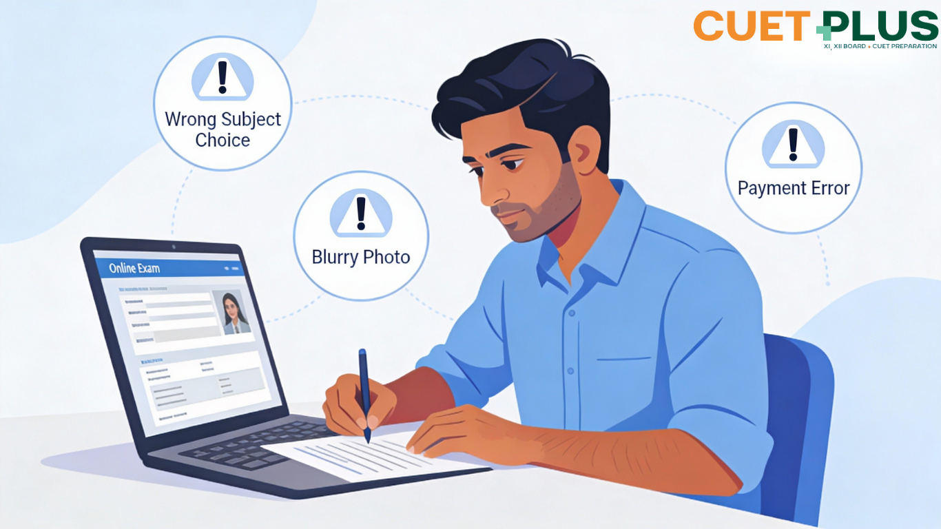 CUET Application Mistakes 2026: Key Errors & Quick Fixes