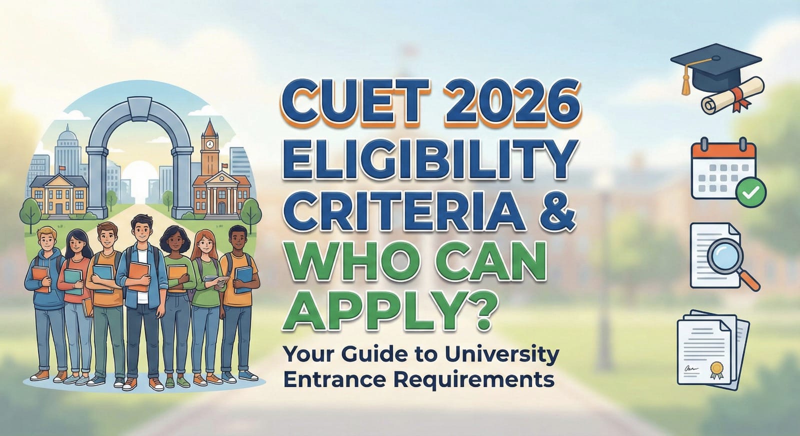 CUET Eligibility Criteria 2026: Who Can Apply & Important Key Requirements