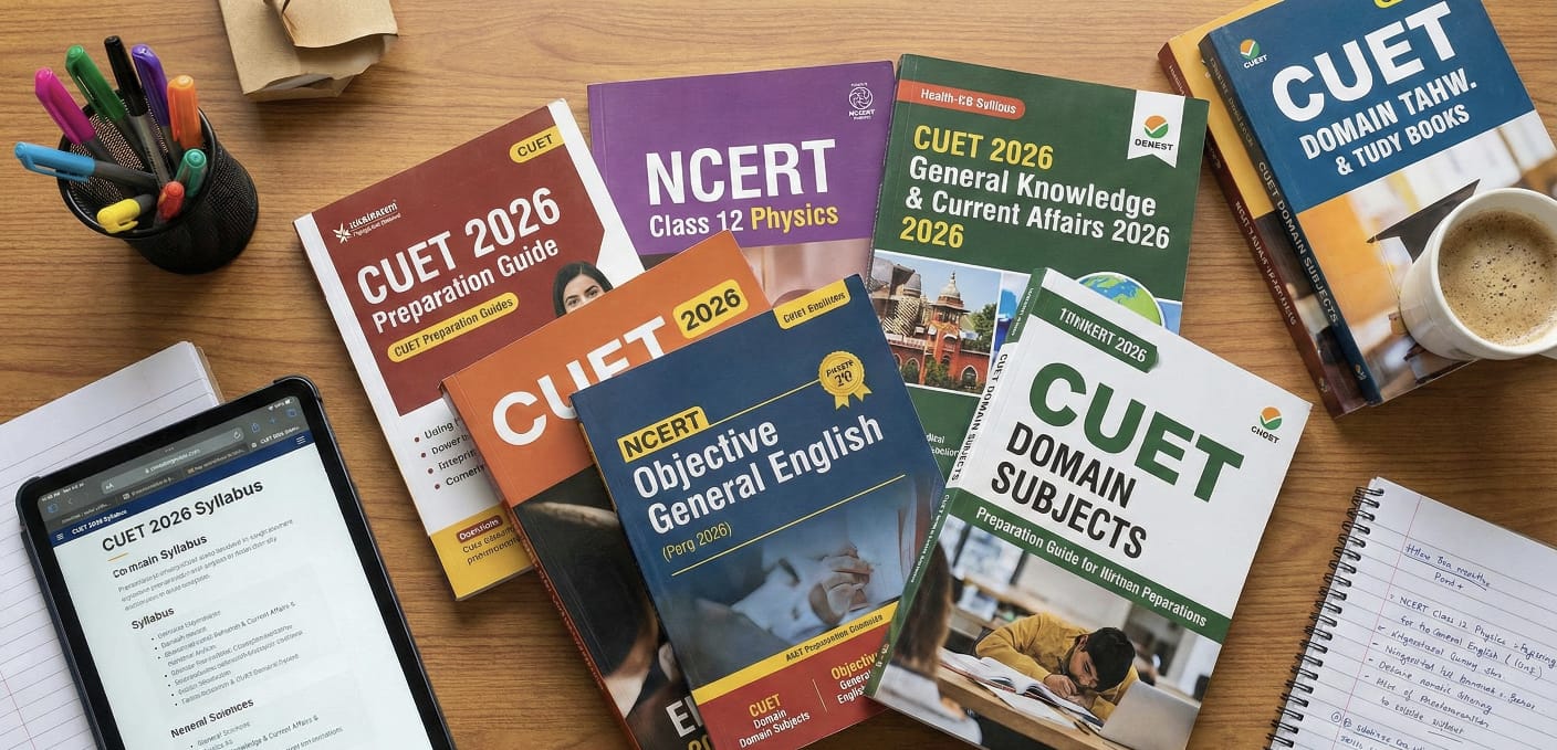 Best CUET Preparation Books for 2026 | Subject-Wise List