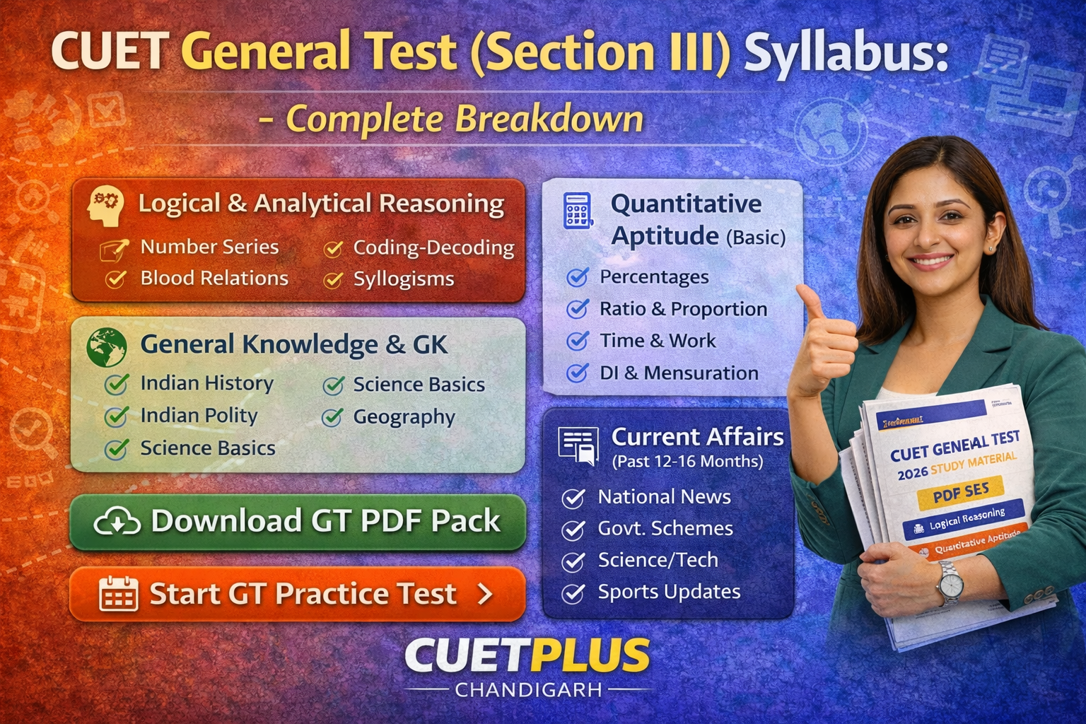Best CUET General Test Study Material